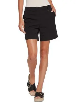 Lyssé Stretch Twill Amanda Shorts - Black