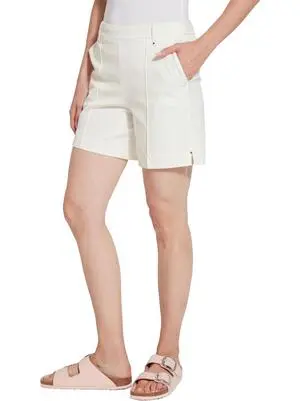 Lyssé Stretch Twill Amanda Shorts - Off White