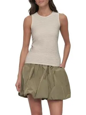 Dkny DKNY Seamless Rib Tank Light City Khaki