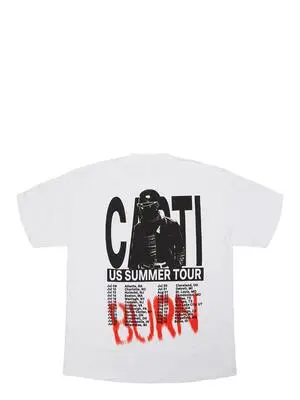 PLAYBOI CARTI Burn Tee Shirt - White