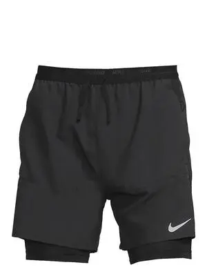 Nike Stride Dri-fit 5" Hybrid Running Shorts - Black