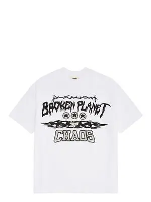 BROKEN PLANET Chaos T-shirt - Snow White