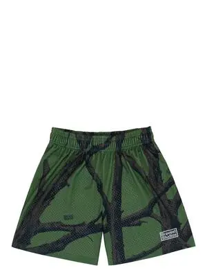 BRAVEST STUDIOS Tree Camo Shorts - Green