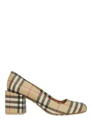 Burberry Joy Vintage Check Pumps - Beige