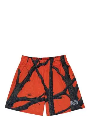 BRAVEST STUDIOS Tree Camo Shorts - Orange
