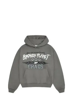 BROKEN PLANET Chaos Hoodie - Gunmetal Grey