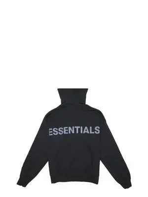 Fear Of God Essentials 3m Logo Pullover Hoodie - Black
