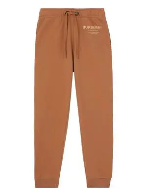BURBERRY Horseferry Print Cotton Sweatpants