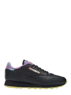 REEBOK Classic Leather Smiley 50th Anniversary Sneakers - Core Black/stinger Yellow/ultraberry