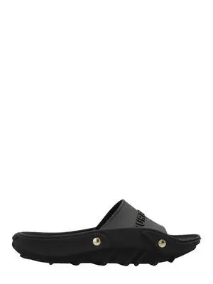 Burberry Bucklow Rubber Slides - Black