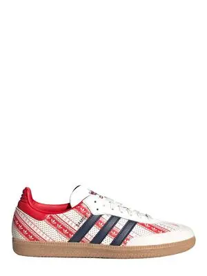 Adidas Adidas Samba Vegan Christmas Sneakers Cloud White/shadow Navy/vivid Red