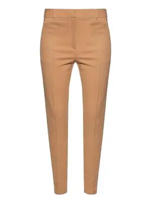 Burberry Fitted Wool Trousers - Beige