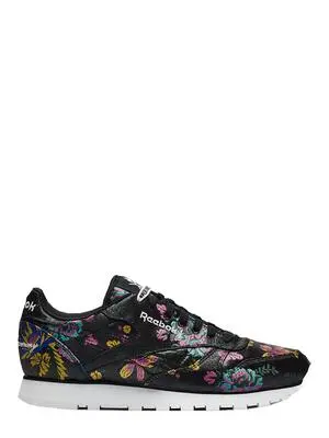 REEBOK Classic Leather Opening Ceremony Floral Satin Sneakers - Black