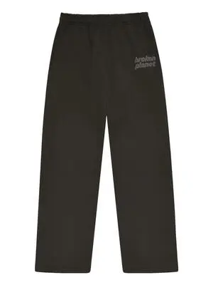 BROKEN PLANET Straight Leg Sweatpants - Black