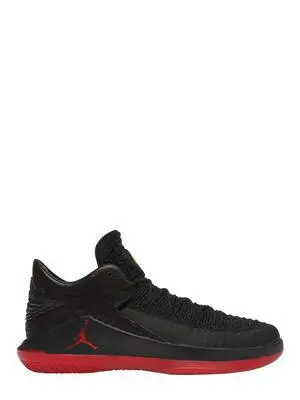 JORDAN Xxxii Low Last Shot Sneakers - Black/gym Red/tour Yellow
