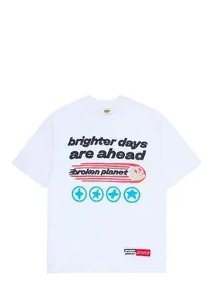 BROKEN PLANET Brighter Days Ahead T-shirt - White