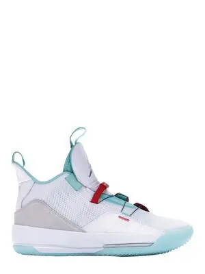 JORDAN Xxxiii Guo Ailun Pe Sneakers - White/metallic Silver/university Red