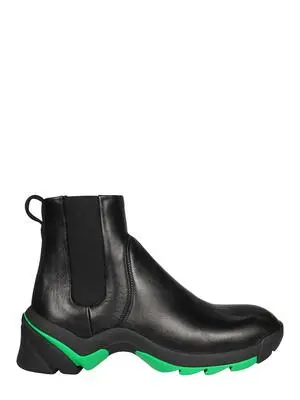Bottega Veneta Flash High-top Sneakers - Black/green