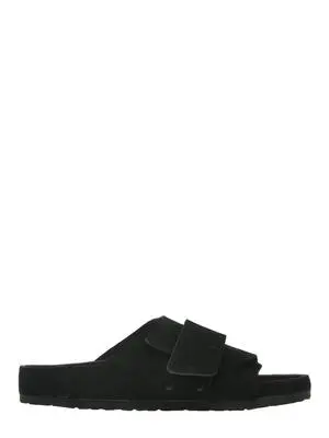 BIRKENSTOCK Kyoto Suede Sandals - Black