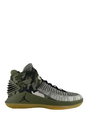JORDAN Xxxii Veteran's Day Sneakers - Medium Olive/black/desert Camo