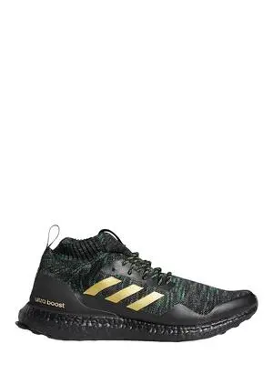 Adidas Ultra Boost Dna Mid Sneakers - Black/collegiate Green/gold Metallic