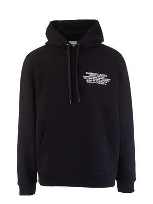 Burberry Location 3d Logo Hoodie - Black