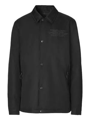Burberry Location Print Econyl Jacket - Black