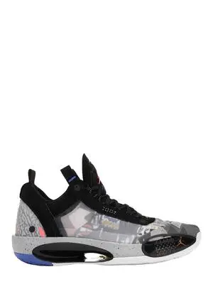 JORDAN Jordan XXXIV Low Print Sneakers Black/laser Orange/white