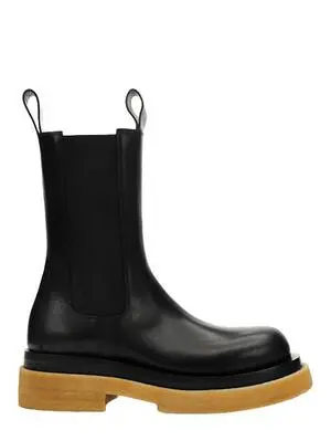 Bottega Veneta Lug Boot - Black/gum