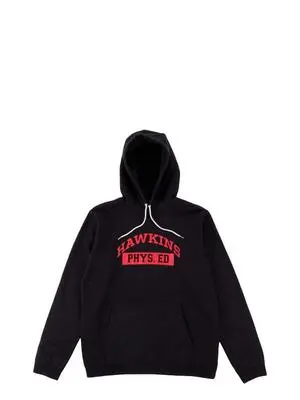 Nike X Stranger Things Hawkins High Pullover Hoodie - Black