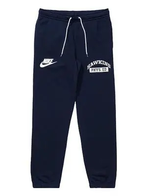 Nike X Stranger Things Hawkins High Sweatpant - Navy Blue