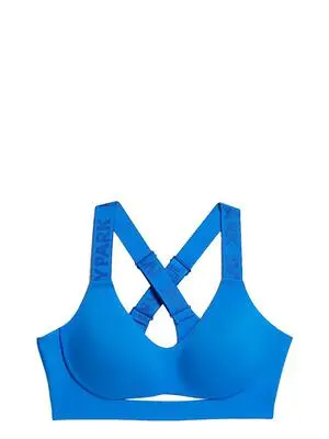 Adidas Ivy Park Mediumsupport Cutout Bra - Glory Blue