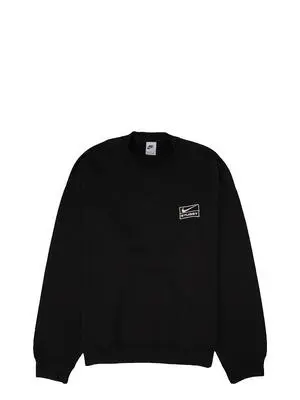 Nike X Stussy Wash Crew Fleece - Black