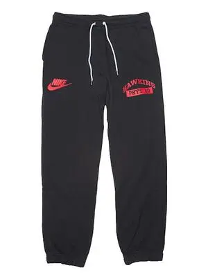 Nike X Stanger Things Upside Down Pants - Black/university Red