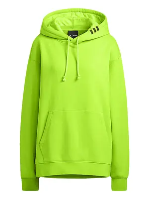 Adidas Ivy Park Halls Of Ivy French Terry Hoodie - Semi Solar Slime