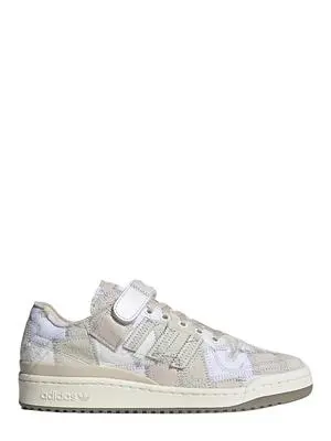 Adidas Forum Low Atmos Patchworkin Sneakers - White Tint/off White