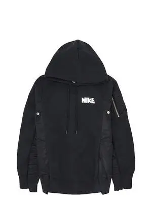 Nike X Sacai Hooded Sweatshirt - Black