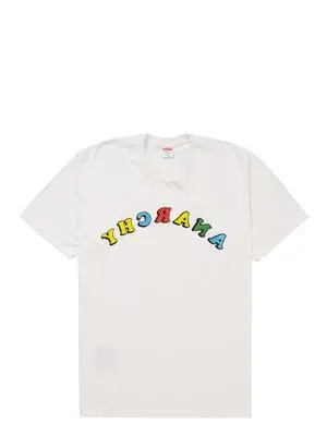 Supreme Jamie Reid Anarchy Tee Shirt White