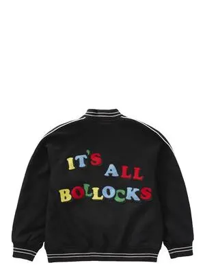 Supreme Jamie Reid It's All Bollocks Varsity Jacket - Black