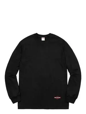 Supreme Independent Fuck The Rest Long Sleeve Tee Shirt - Black