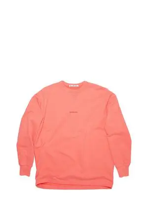 Acne Studios Logo Crewneck Sweatshirt - Salmon Pink