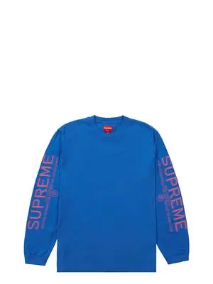 Supreme Intarsia Sleeve Top - Blue