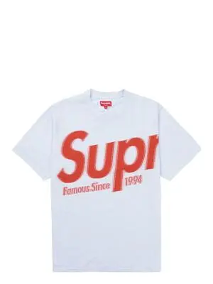 Supreme Intarsia Spellout Short Sleeve Top Light Blue