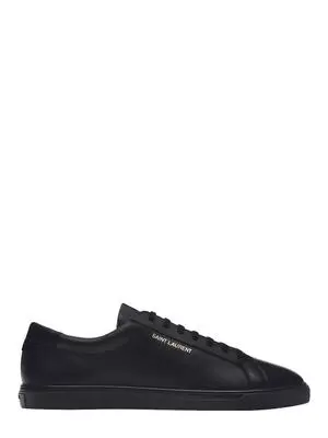 Saint Laurent Andy Low Sneakers - Black