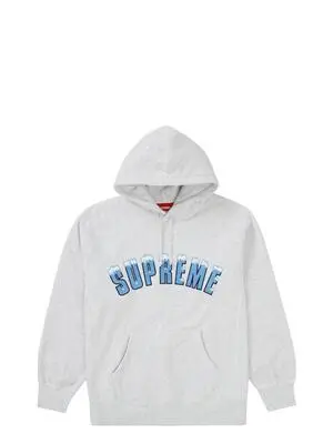 Supreme Icy Arc Hooded Sweatshirt - Ash Grey