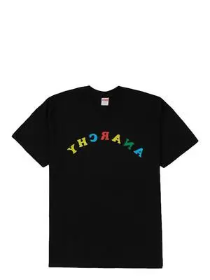 Supreme Jamie Reid Anarchy Tee Shirt - Black