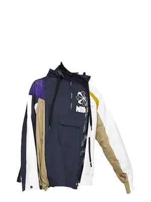 Nike X Sacai Double Zip Jacket - Obsidian/court Purple