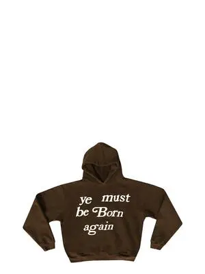 CACTUS PLANT FLEA MARKET Born Again Hooded Sweatshirt - Brown