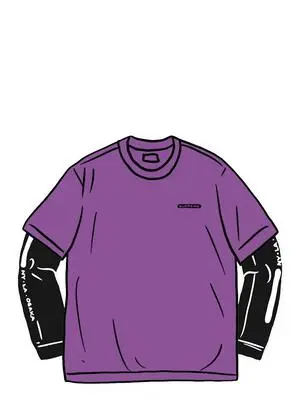 Supreme Inc. Paneled Long Sleeve Top - Violet