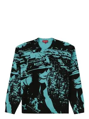 Supreme Is Love Sweater - Bright Teal